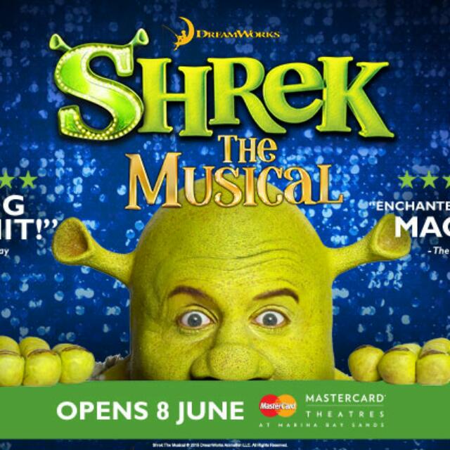 SHREK THE MUSICAL TICKETS, Tickets & Vouchers, Event Tickets on Carousell