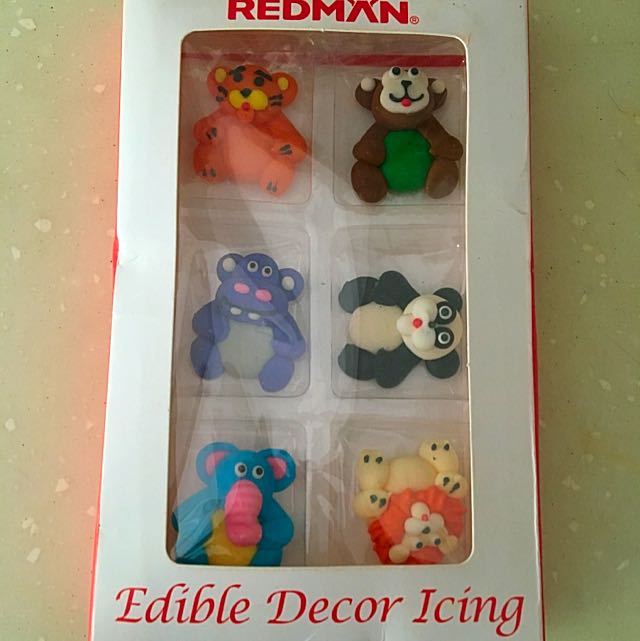 Sugar Animal And HAPPY BIRTHDAY Cake/cupcake Toppers, Hobbies & Toys ...