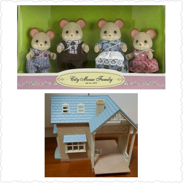 Sylvanian Families + Mouse Family Set, Hobbies & Toys, Toys & Games on ...