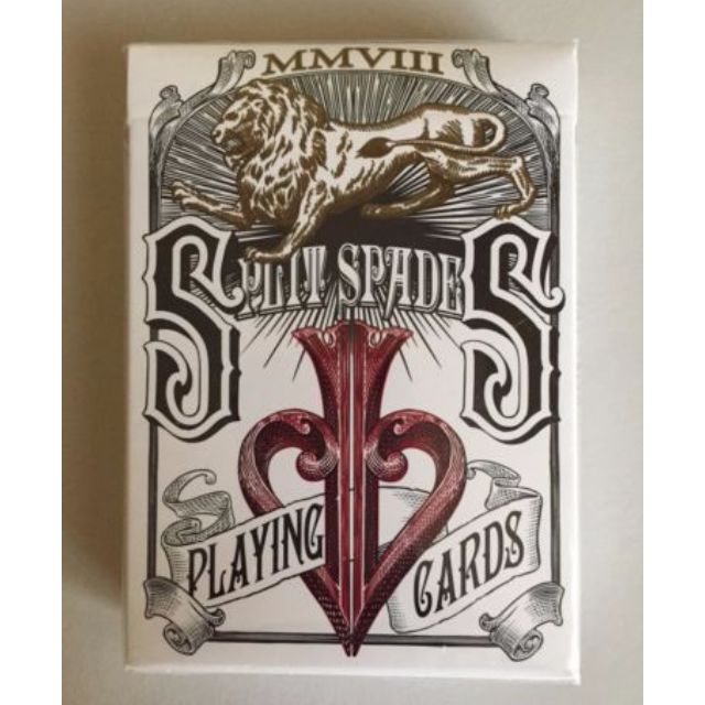 David Blaine Split Spades Lions Red Playing Cards Rare - OPENED, Hobbies & Toys, Toys & Games on ...