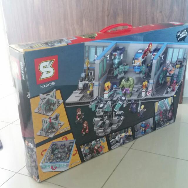 Lego Inspired SY 368 Avengers' Laboratory, Hobbies & Toys, Toys & Games on Carousell