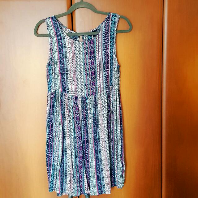 NewLook Aztec Summer Dress, Women's Fashion, Dresses & Sets, Dresses on ...