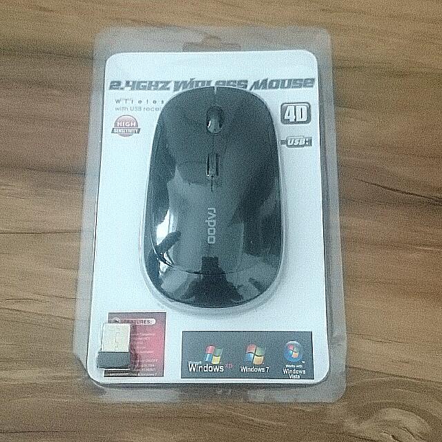Rapoo 3500 Ultra Slim USB Wireless Mouse 2.4GHz, Computers & Tech ...