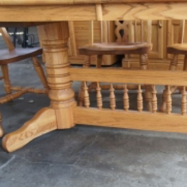 Richardson Brothers High Quality Heavy Oak 13-piece Dining Set ...