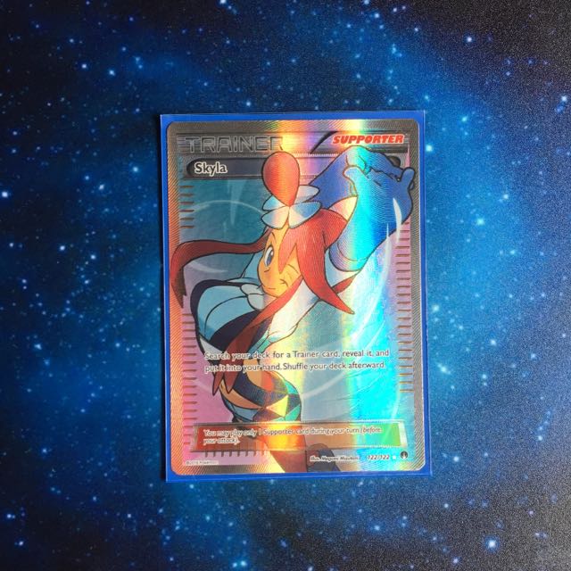 Skyla Full Art Pokemon Card Xy Hobbies And Toys Toys And Games On Carousell