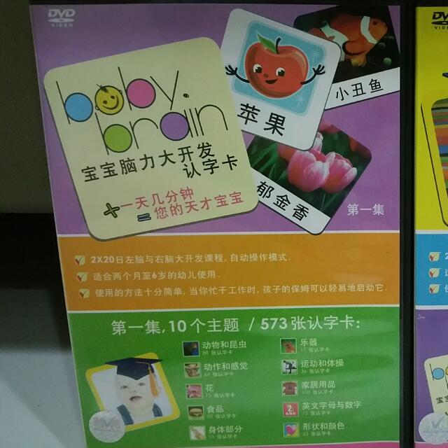 Baby Brain Level 1 And 2 DVD. Available In Chinese And English Versions ...