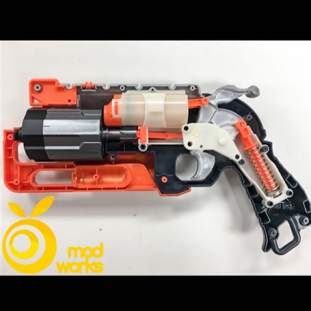 Nerf Hammershot Fully Modded W/ O-TAC Gear S1 Kit, Toys & Games, Bricks ...