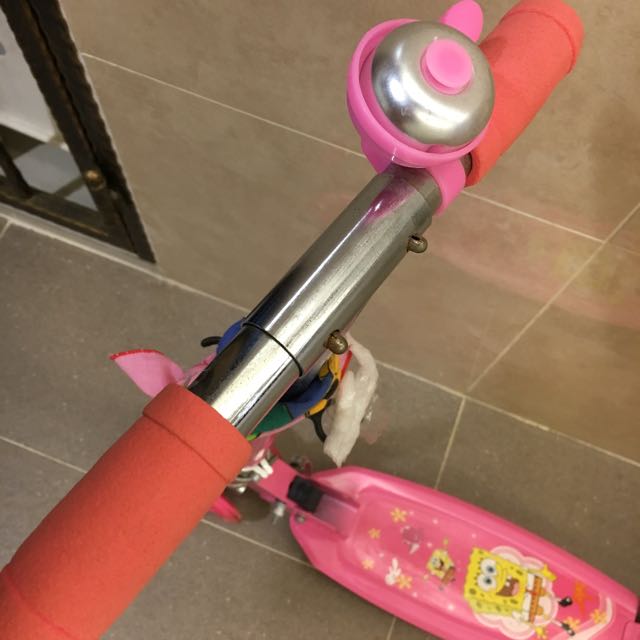 Pink SpongeBob Scooter PENDING, Hobbies & Toys, Toys & Games on Carousell