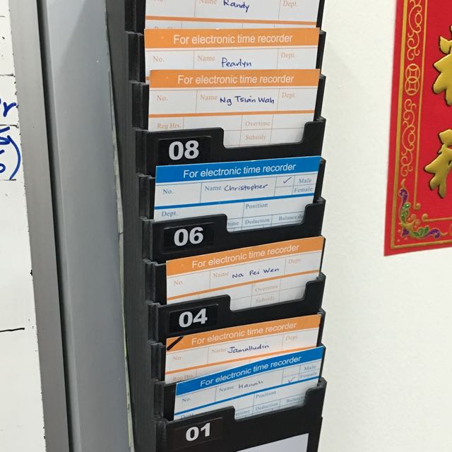 Punch Card System, Furniture & Home Living, Cleaning & Homecare ...