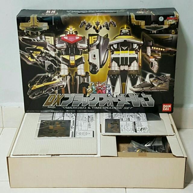 Timeranger Special Black Edition Time Robo & Time Shadow DX Megazord ...