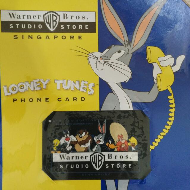 Very Rare Limited Edition Warner Brothers Phone Card, Everything Else ...