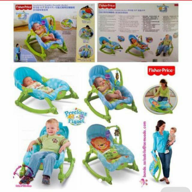 Fisher-Price Newborn to Toddler Portable Rocker, Babies & Kids, Infant ...