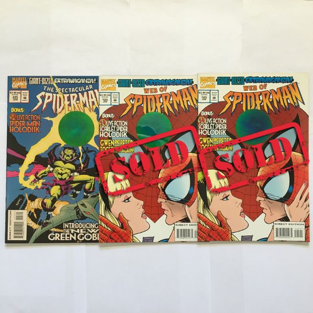 Marvel Comics The Spectacular Spider-Man #225, Web of Spider-Man #125 ...