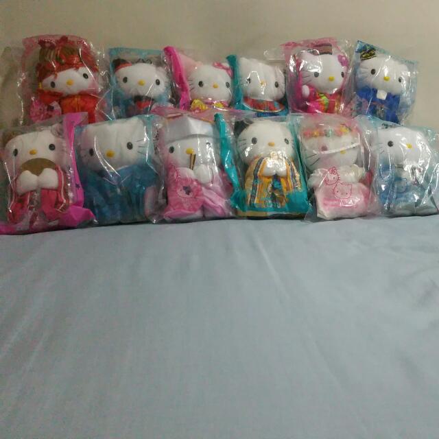 Whole Set Of Hello Kitty Various Countries Wedding Costumes, Everything ...