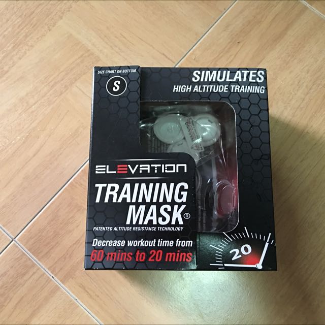 Elevation Training Mask, Health & Nutrition, Face Masks & Face Shields ...