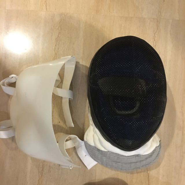 FENCING Uniform And Mask, Health & Nutrition, Face Masks & Face Shields ...