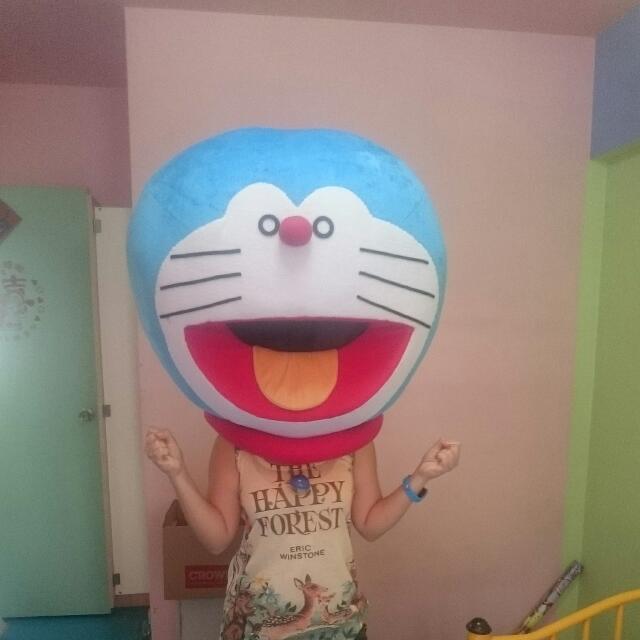 Real Life Size Doraemon Mascot, Hobbies & Toys, Toys & Games on Carousell