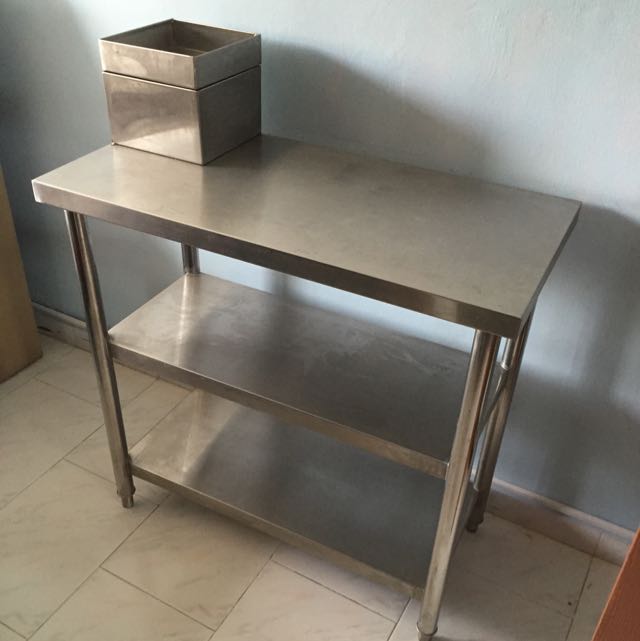 Stainless Steel 3 Tier Rack, Furniture & Home Living, Furniture ...
