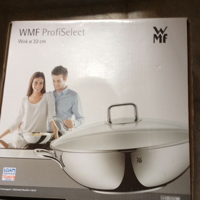 WMF Wok At 32cm, TV & Home Appliances, Kitchen Appliances, Cookers on ...