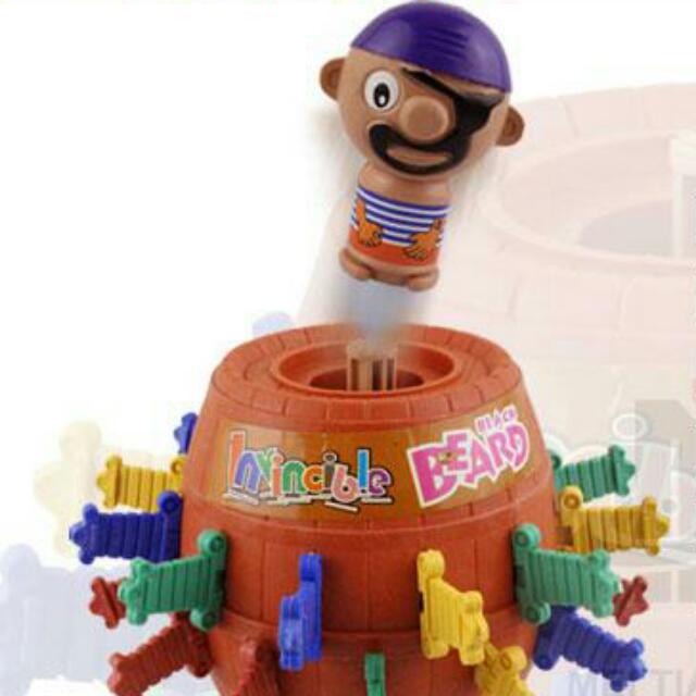 Running Man (Runningman) Mr. Pirate Barrel Game Of Luck, Hobbies & Toys ...