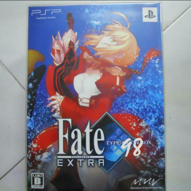Free Delivery Psp Game Fate Extra Limited Edition Box Set With Figma ...