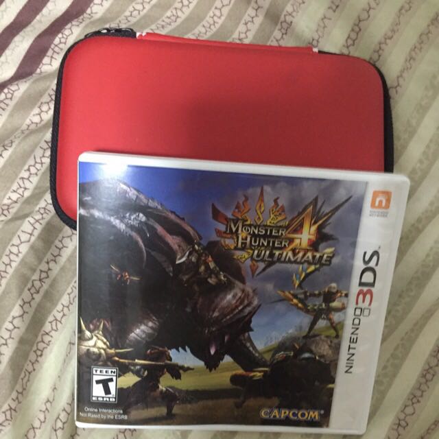 3ds With Mh4u (reserved), Hobbies & Toys, Toys & Games on Carousell