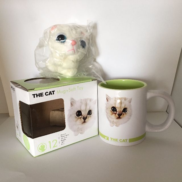 (BNIB) THE CAT Artlist Collection 3D Printed Mug + Plush, TV & Home ...