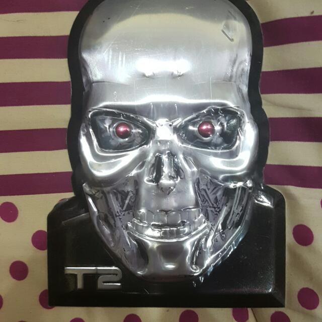 Terminator 2 T-1000 Metal Plate, Hobbies & Toys, Toys & Games on Carousell