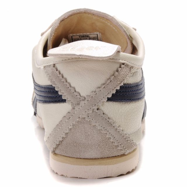 Beige DK Blue Onitsuka Tiger Mexico 66 Deluxe Nippon Made Shoes, Men's Fashion, Footwear, Dress ...