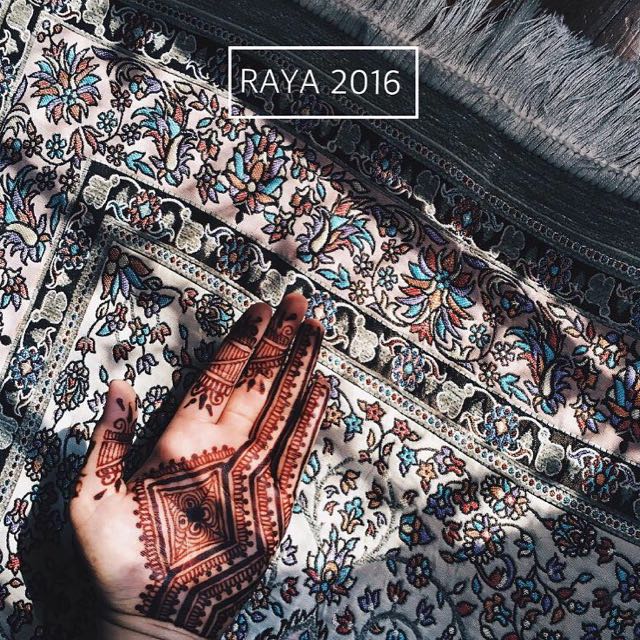 Henna 4 Raya, Women's Fashion, Dresses & Sets, Traditional & Ethnic ...
