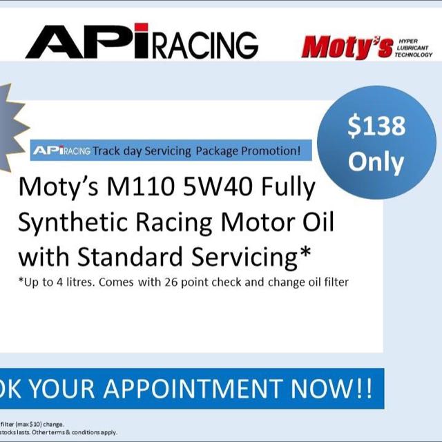 Moty's M110 Racing Motor Oil, Car Accessories on Carousell