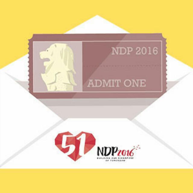 NDP 2016 Preview-1 Ticket to Swap With Preview-2, Tickets & Vouchers ...