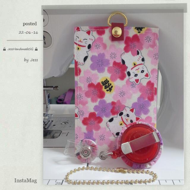 Handmade Retractable EZlink/Access Card Holder【 FREE NON-REGISTERED ...