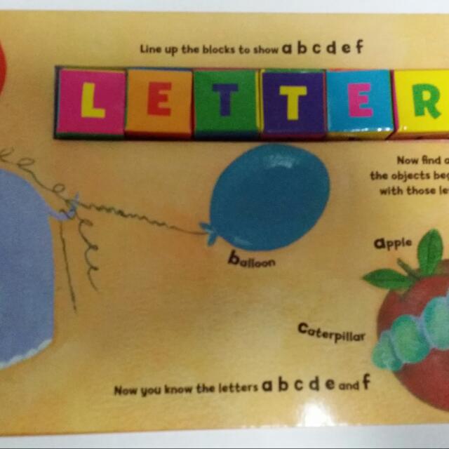 The Letter Block Book, Hobbies & Toys, Books & Magazines, Children's ...