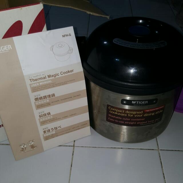 Tiger Thermal Magic Cooker, TV & Home Appliances, Kitchen Appliances ...