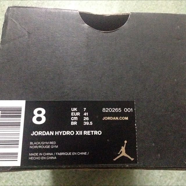 Jordan Hydro 12 Flu Game, Men's Fashion, Footwear, Sneakers on Carousell