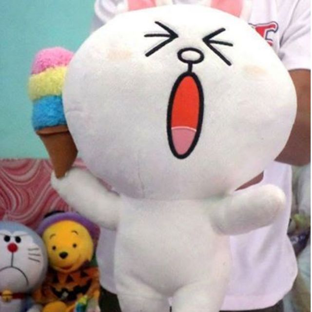LINE Character Stuffed Toy - Brown and Cony 30cm, Hobbies & Toys, Toys ...