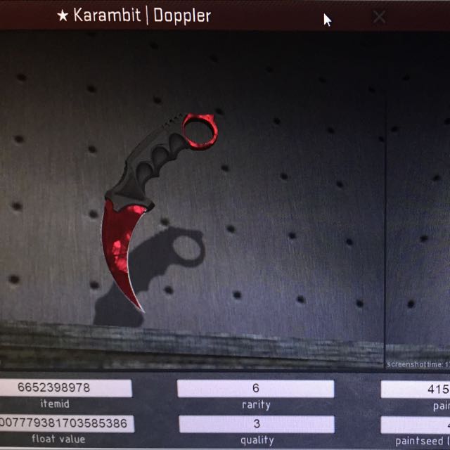 KARAMBIT RUBY NON DUPED, Hobbies & Toys, Toys & Games on Carousell