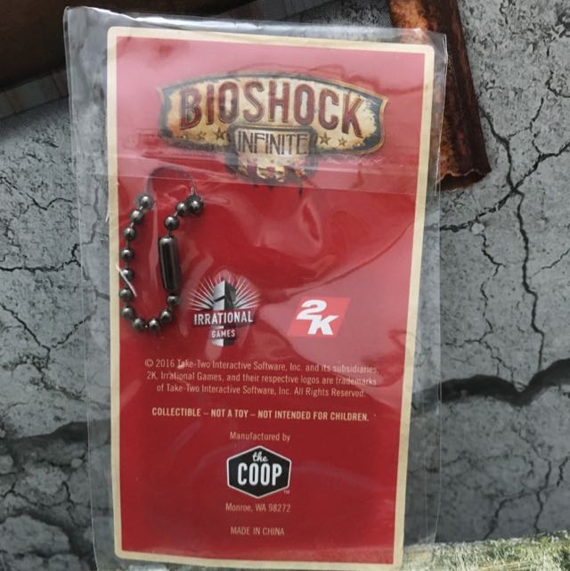 LootCrate Exclusive Bioshock Infinite Key Blank (Reserved), Hobbies ...