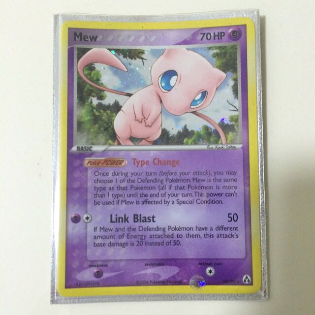 Mew Pokemon Card, Hobbies & Toys, Toys & Games on Carousell