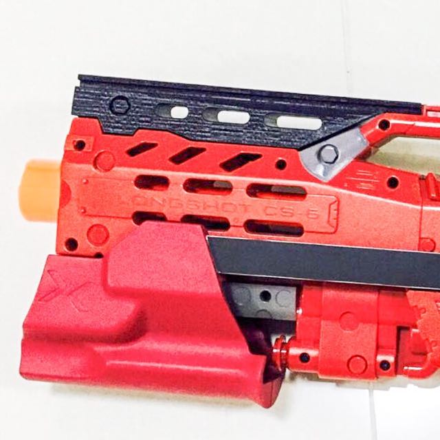 T-Design 3D Printed Top Nerf Rail Attachment For Nerf Longshot, Hobbies ...
