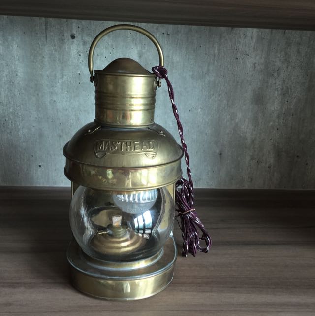 Brass sailor lamp, Babies & Kids, Baby Nursery & Kids Furniture ...