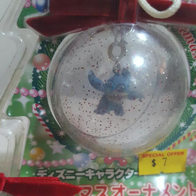 Disney Stitch Pooh Miss Bunny Christmas Ornaments Mascots Keychains ...