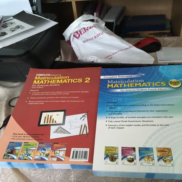 Matriculation Mathematics Volume 1 & 2, Hobbies & Toys, Books ... Matriculation Mathematics Volume 1 & 2, Hobbies & Toys, Books ...