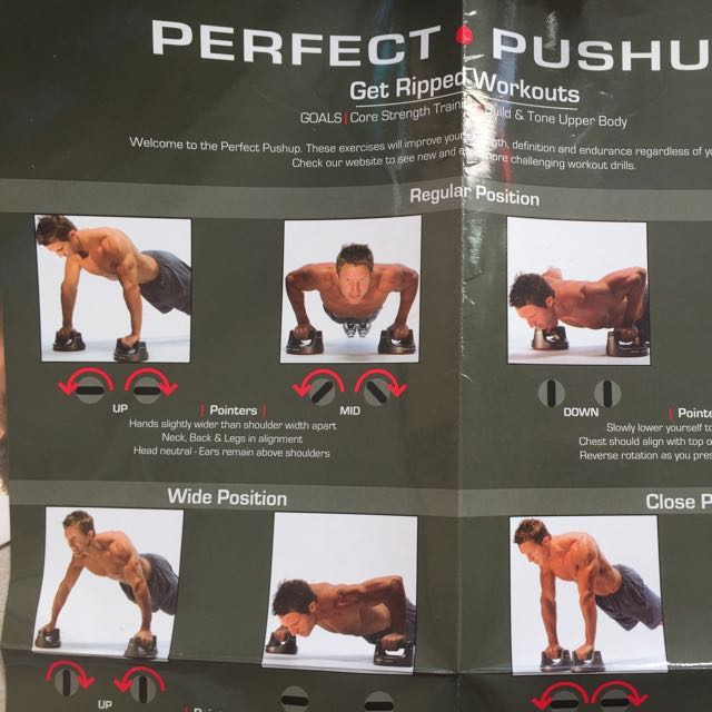 Perfect Pushup Bar - Original, Sports Equipment, Exercise & Fitness ...