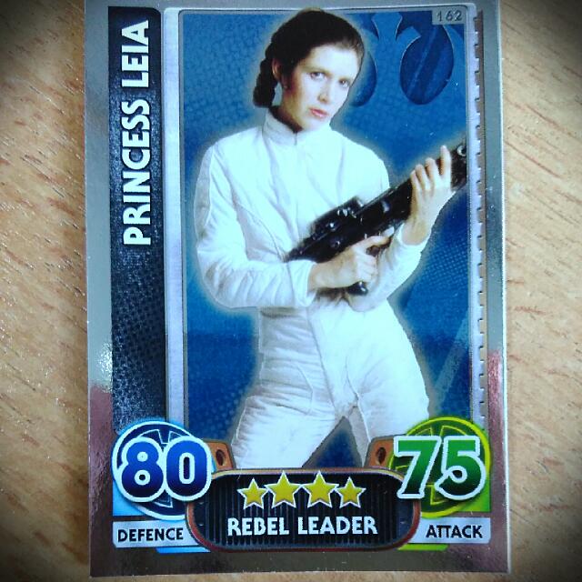 Princess Leia Hologram Force Attax Card, Hobbies & Toys, Toys & Games ...
