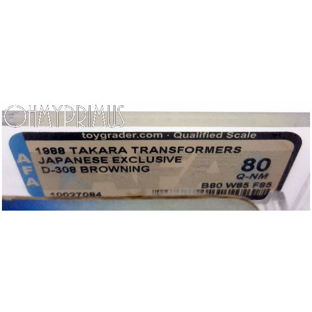 Transformers Vintage Takara G1 Masterforce D-308 Browning AFA 80Q ...