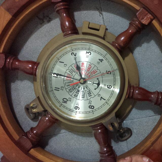 Antique Ship Clock, Hobbies & Toys, Memorabilia & Collectibles, Vintage ...