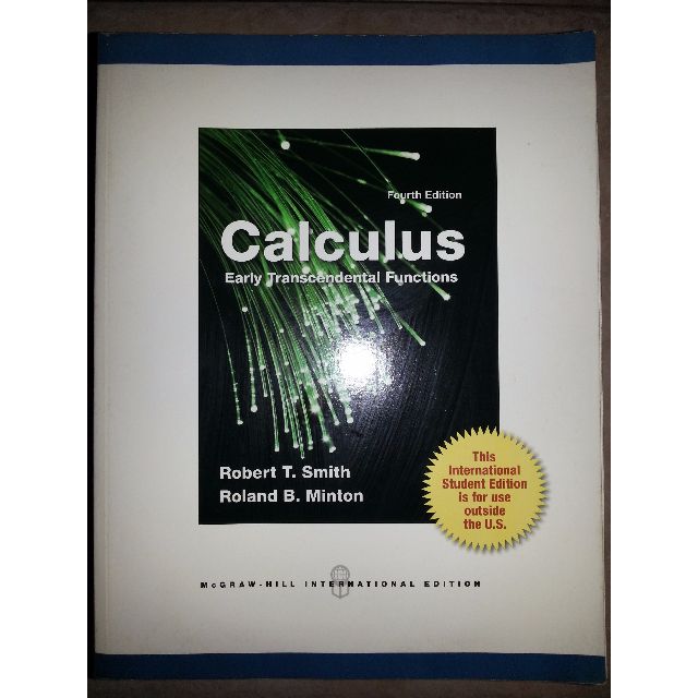 Calculus Early Transcendental Functions Fourth Edition By Robert T