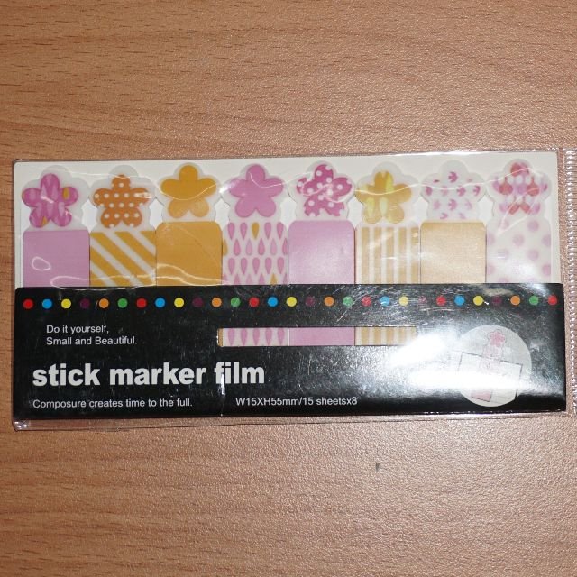 NEW STICKY NOTE PVC MATERIAL FLOWER, Hobbies & Toys, Stationery & Craft ...
